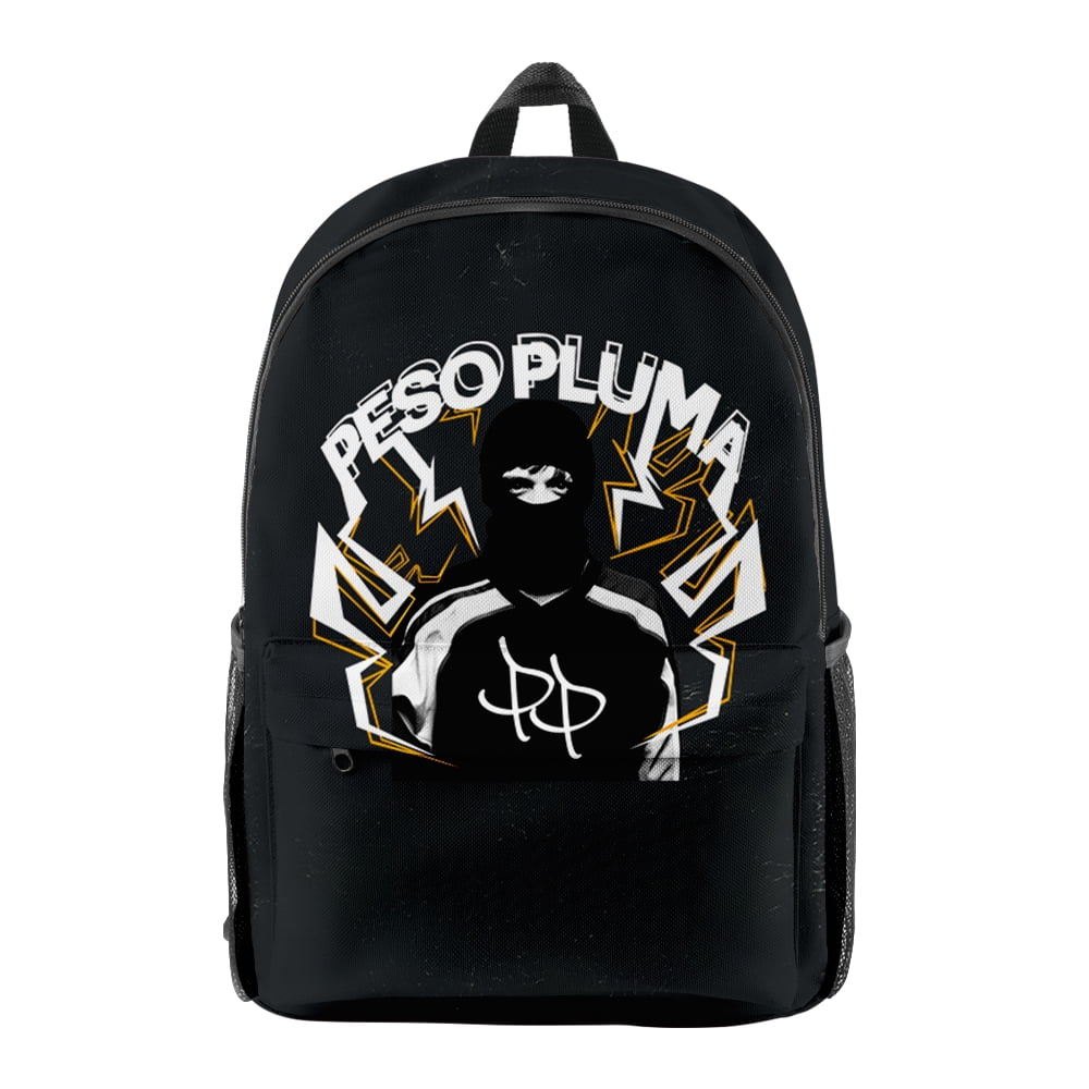 Peso Pluma Exodo Tour Merch Print Backpack Rapper New Logo Bags Women ...