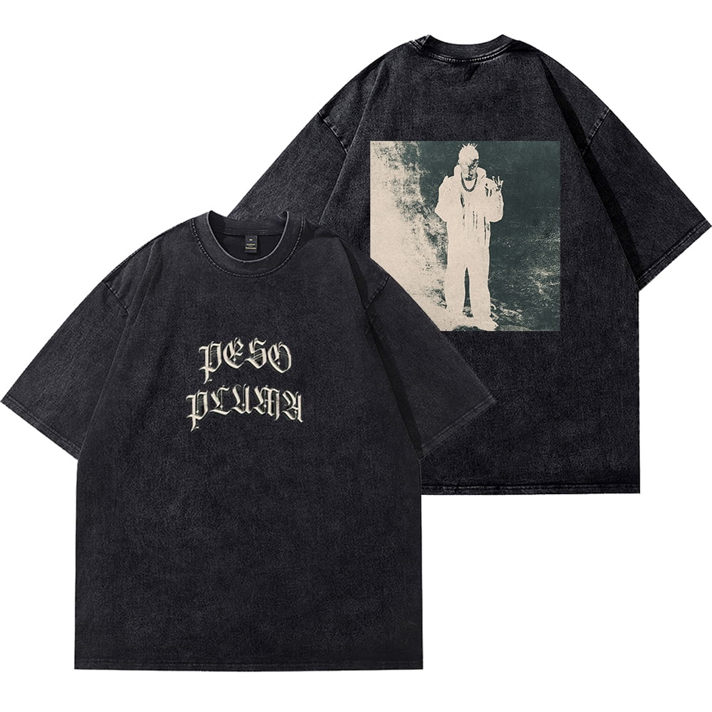 Peso Pluma Exodo Tour Merch Vintage Wash Tee Summer Fashion Streetwear ...
