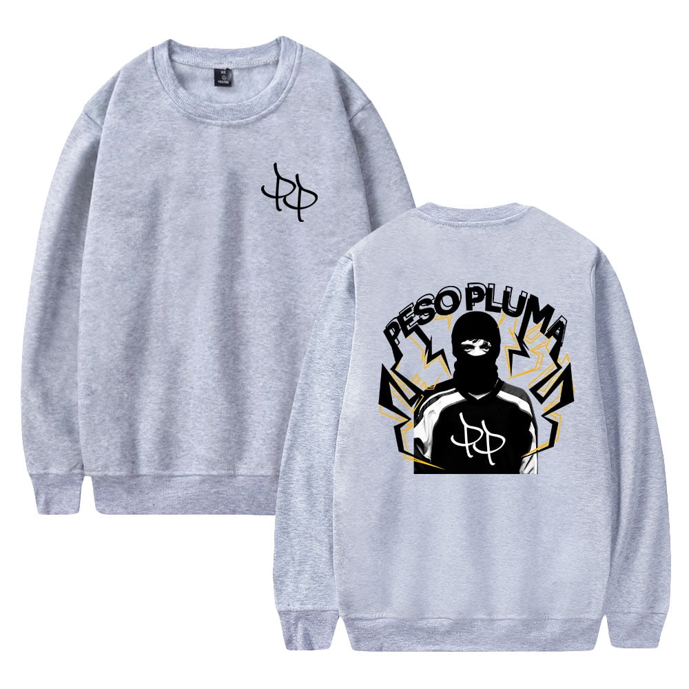 Peso Pluma Face Merch Double PP Tour 2023 Women Men Hip Hop Sweatshirt ...