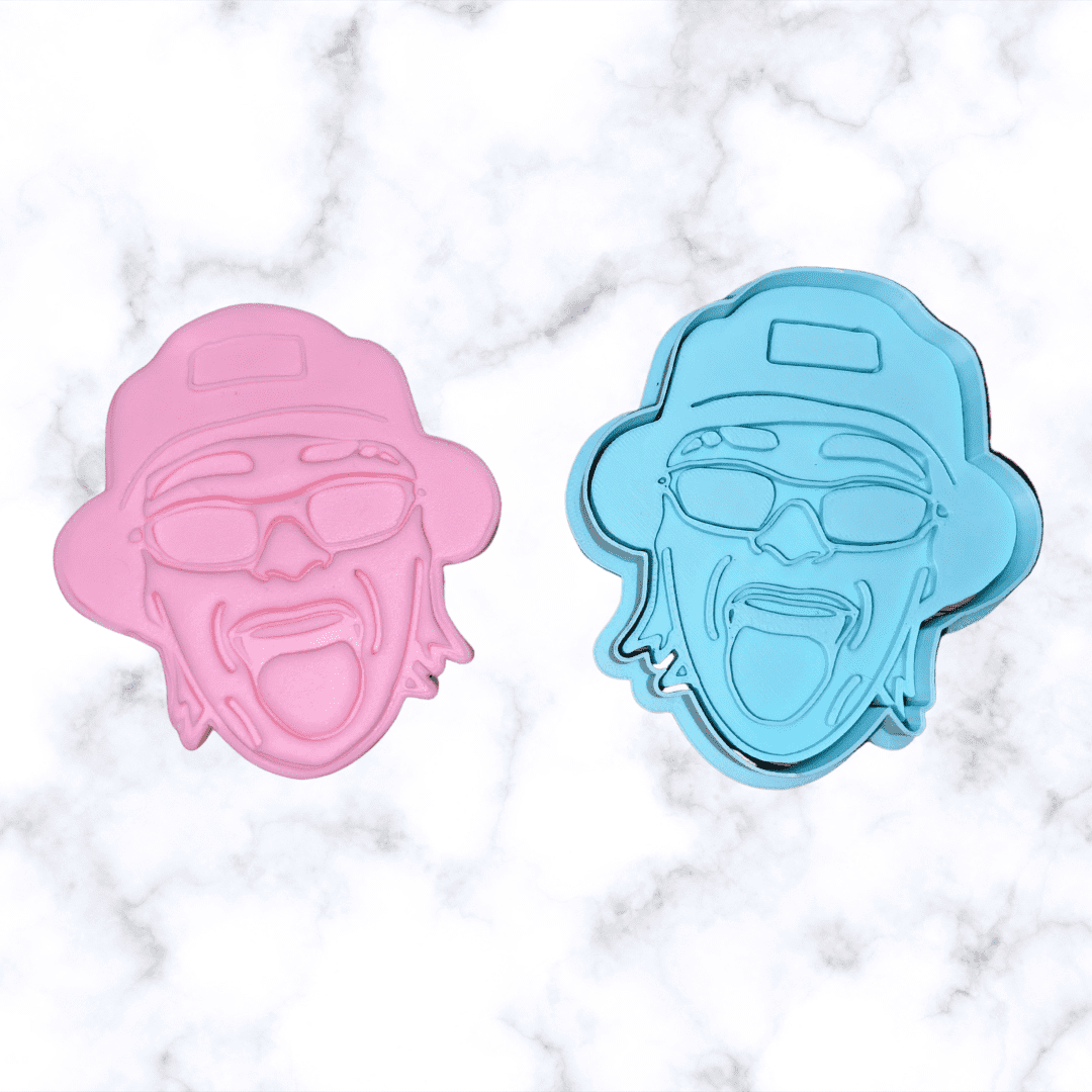 Peso Pluma Face or Name in 2 sizes Cookie Cutters and Stamp - Walmart.com
