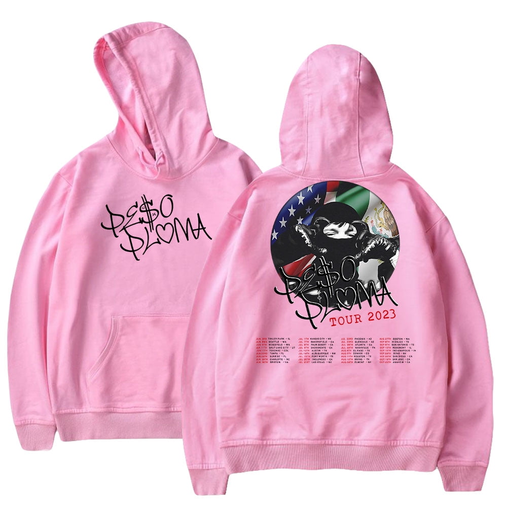 Peso Pluma Flag Tour Hoodie 2023 World Tour Merch Hip Hop Clothes ...