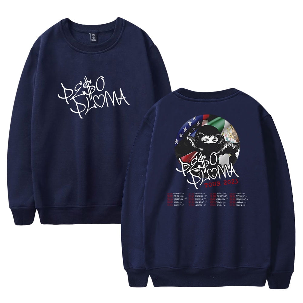 Peso Pluma Flag Tour Merch Crewneck Sweatshirt 2023 World Tour Hip Hop ...