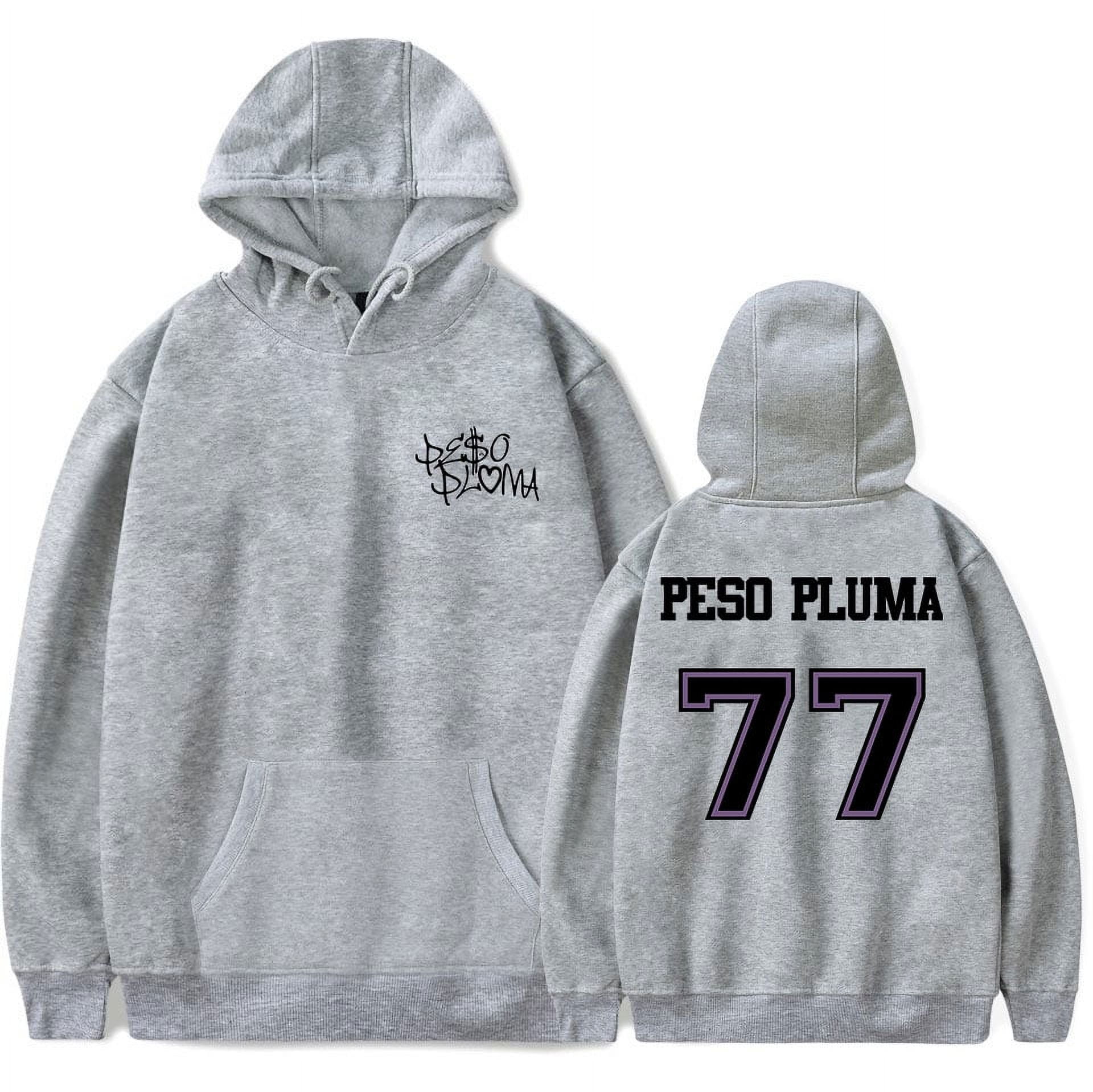 Peso Pluma Hoodies Merch 2023 New Album 77 Sweatshirt Women/Men Long ...