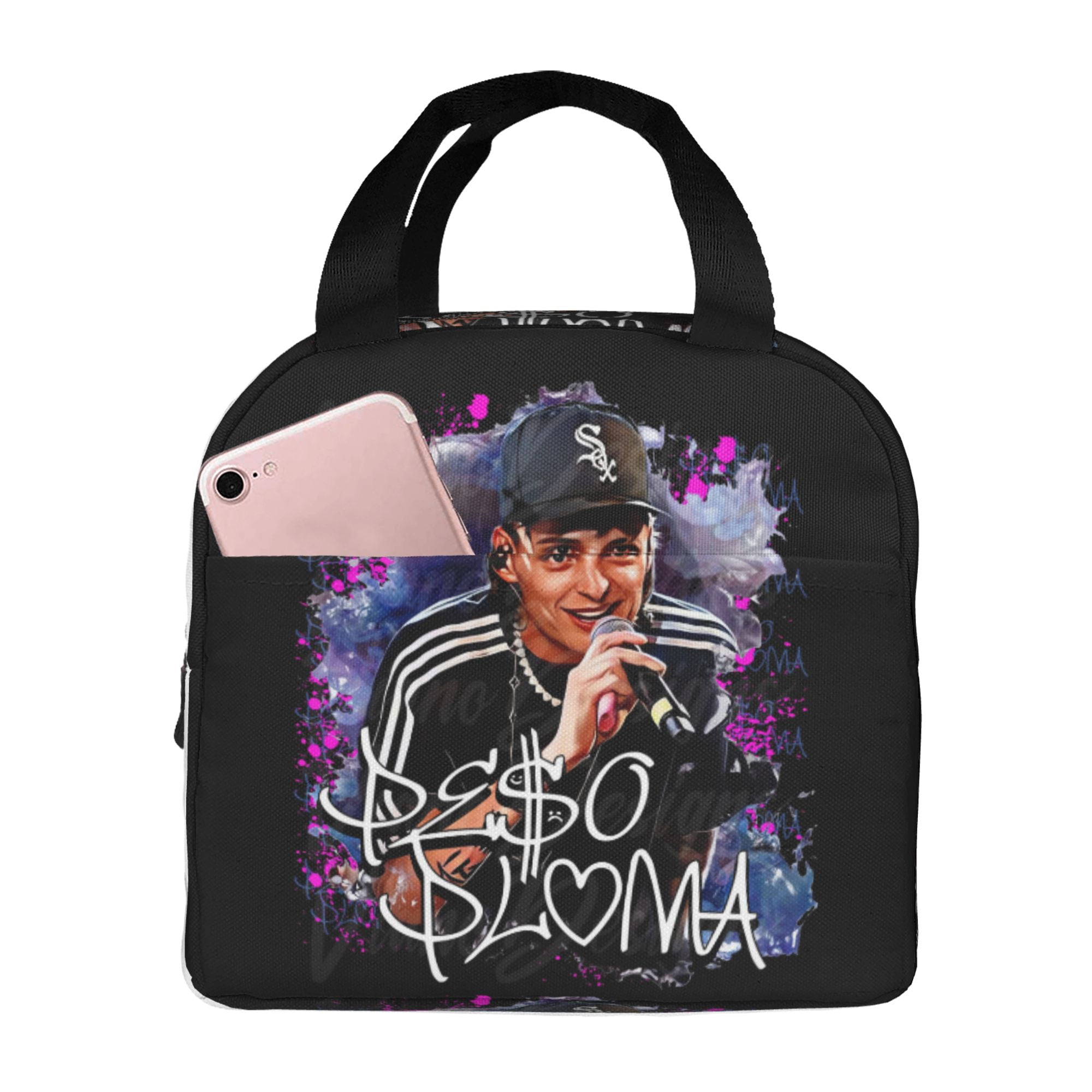 Peso Pluma Lunch Bag Lunch Bag Tote Bag Insulated Lunch Box Picnic ...