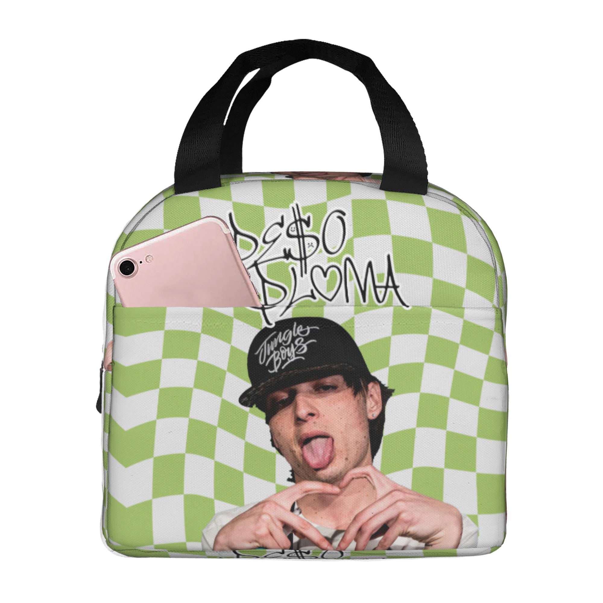 Peso Pluma Lunch Bag Lunch Bag Tote Bag Insulated Lunch Box Picnic ...