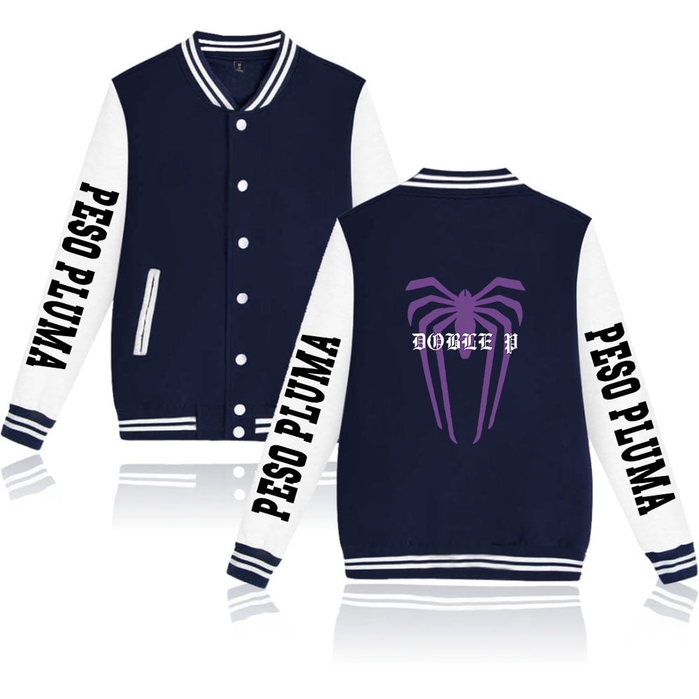 Peso Pluma Merch Baseball Jacket Éxodo Album Merch Casual Jacket Coat ...