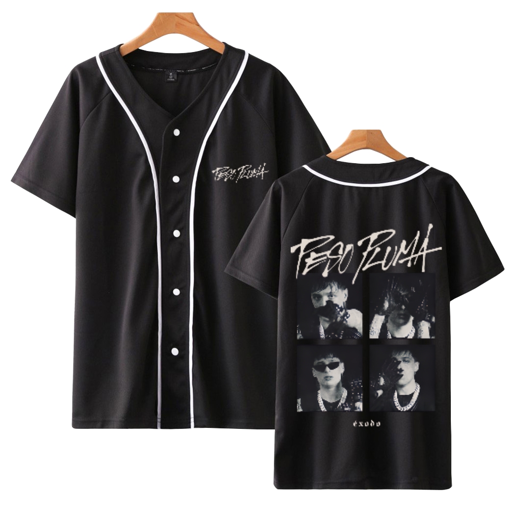 Peso Pluma Merch Exodo Varsity Baseball Jacket Hip Hop Album Jacket ...