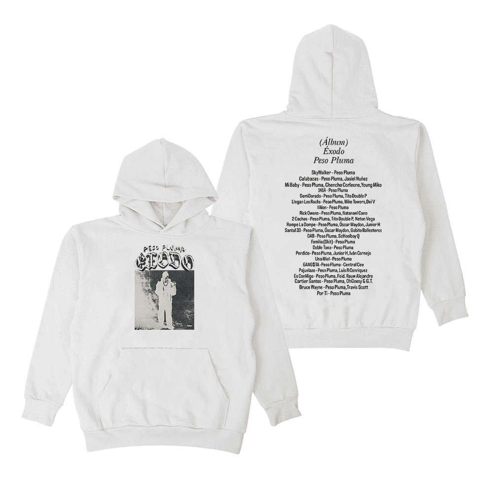 Peso Pluma Merch Hoodie Exodo Album Cover T-Shirt ÉXODO Tracklist ...