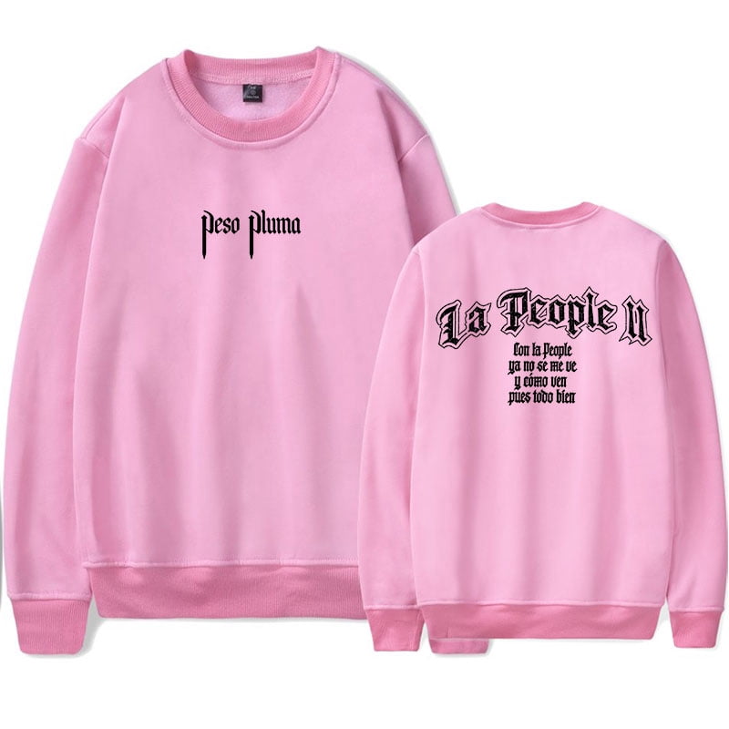 Peso Pluma Merch La People II Crewneck Sweatshirts Cosplay Women Men ...