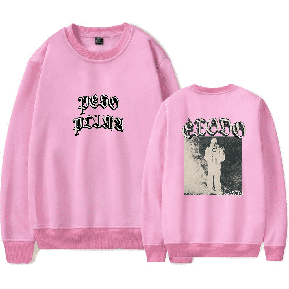 Peso Pluma Merch Long Sleeve Sweatshirt Exodo Album Cover Sweatshirts ...