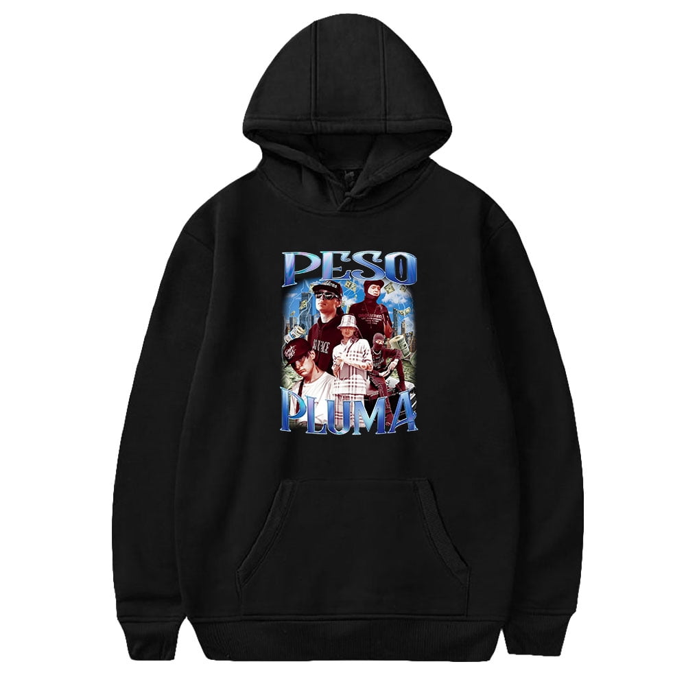 Peso Pluma Merch Rapper HipHop Hoodie Unisex Casual Long Sleeve ...
