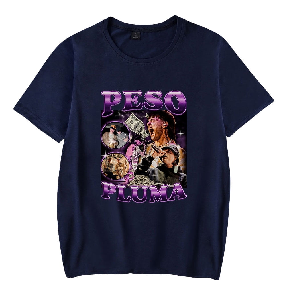 Peso Pluma Merch Rapper HipHop T-shirt Doble P Tour Tee Women Men ...