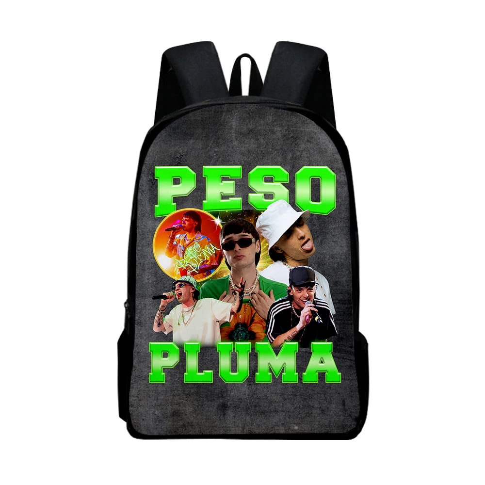 Peso Pluma Rapper Double Shoulder Bag Cosplay Travel Bag Unisex Zipper ...