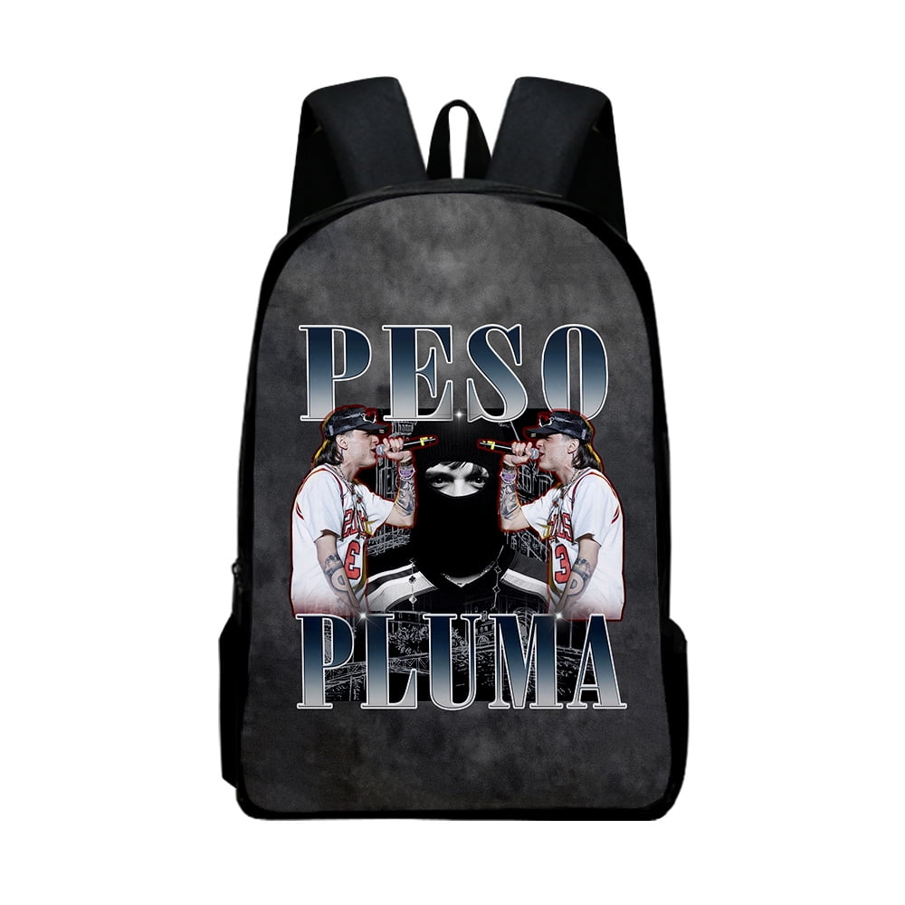 Peso Pluma Rapper Double Shoulder Bag Cosplay Travel Bag Unisex Zipper ...