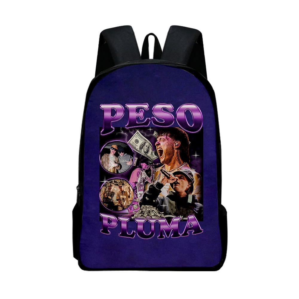 Peso Pluma Rapper Double Shoulder Bag Cosplay Travel Bag Unisex Zipper ...
