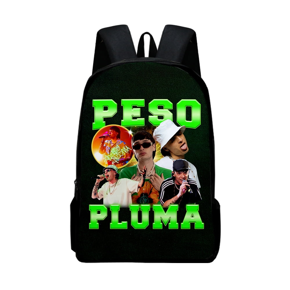 Peso Pluma Rapper Double Shoulder Bag Cosplay Travel Bag Unisex Zipper ...