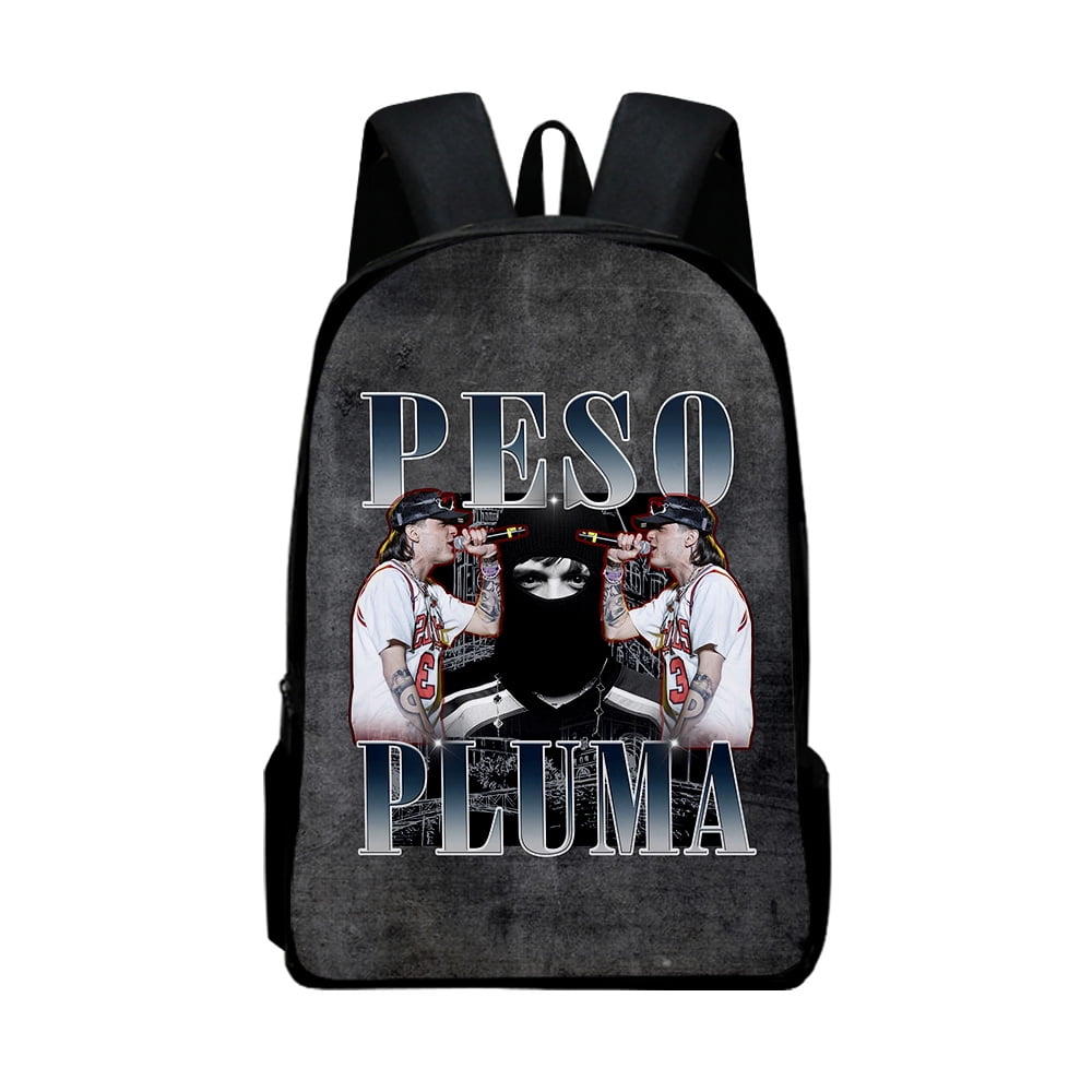 Peso Pluma Rapper Double Shoulder Bag Cosplay Travel Bag Unisex Zipper ...