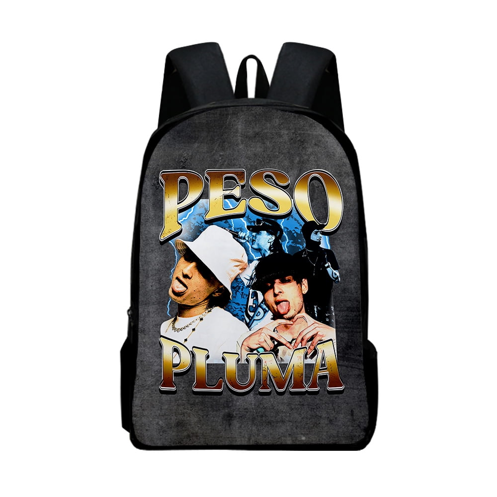 Peso Pluma Rapper Double Shoulder Bag Cosplay Travel Bag Unisex Zipper ...