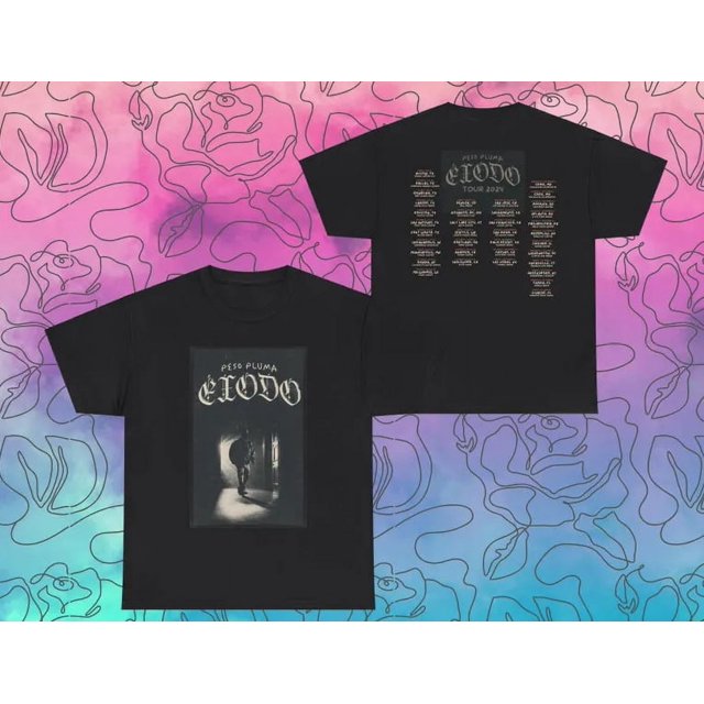 Peso Pluma Shirt Exodo Tour 2024 With New Dates 2024 - Fan Inspired ...