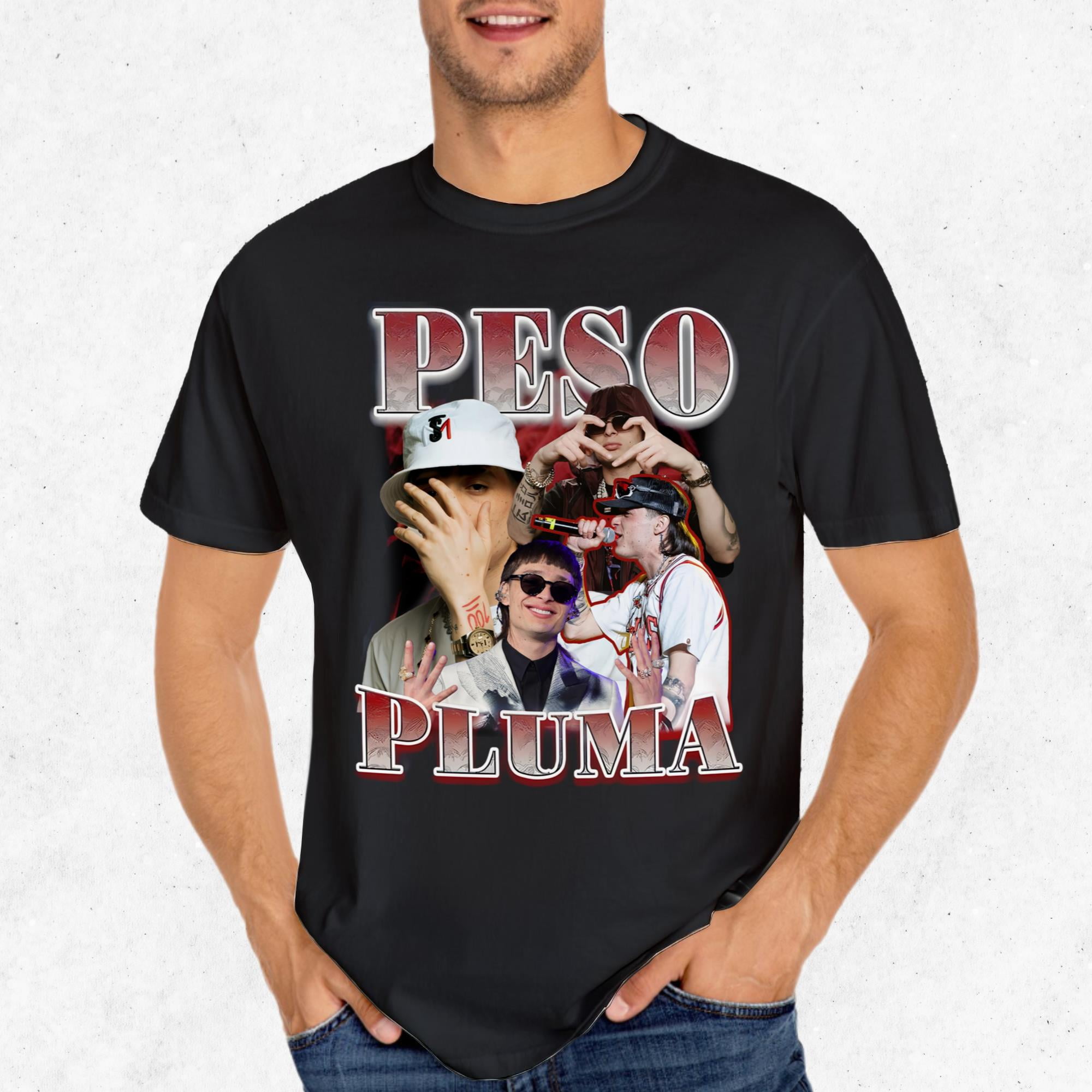 Peso Pluma Signature Tour T-Shirt Unisex All Size - Walmart.com
