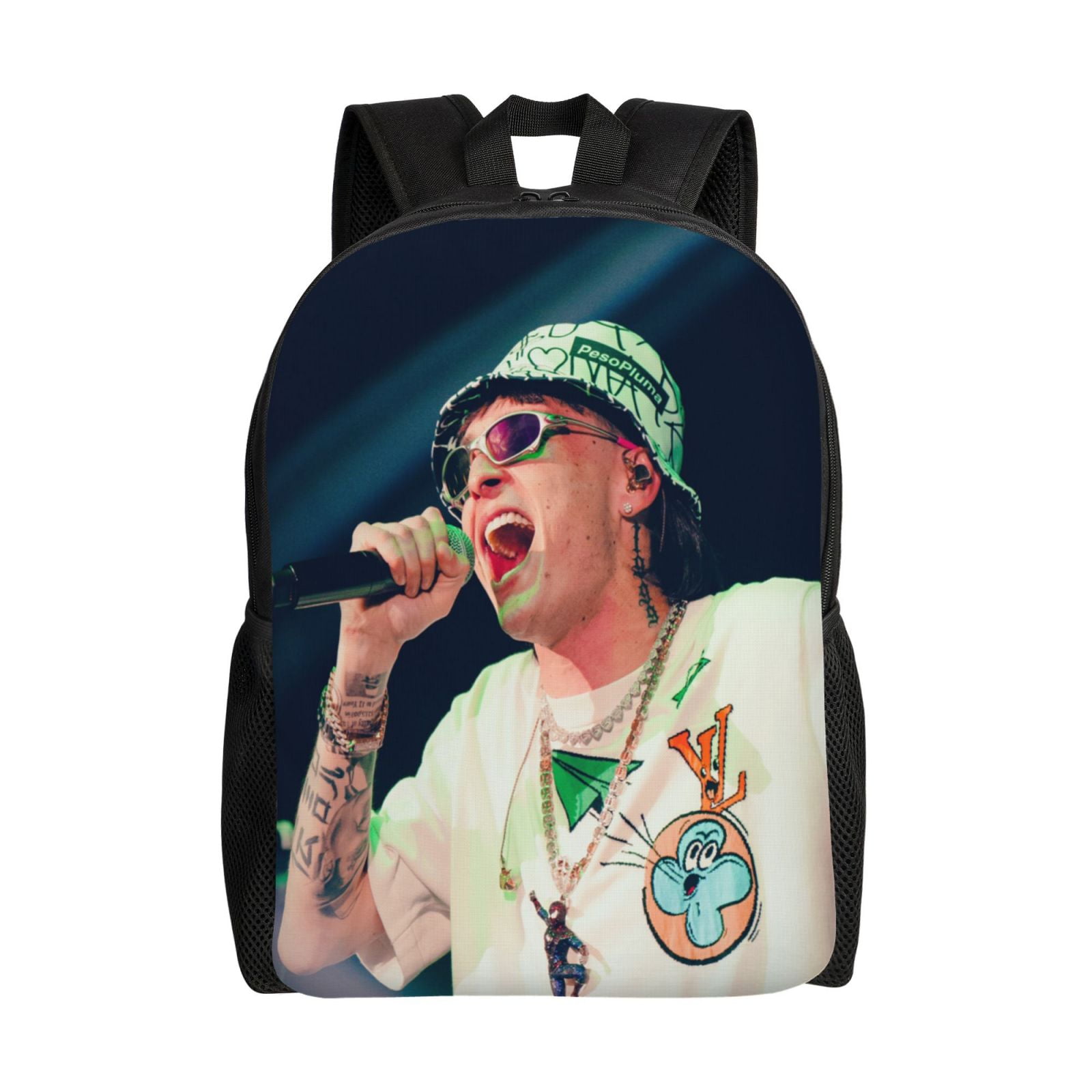 Peso Pluma Singer Large Backpack For Men And Women Lightweight Daypack ...