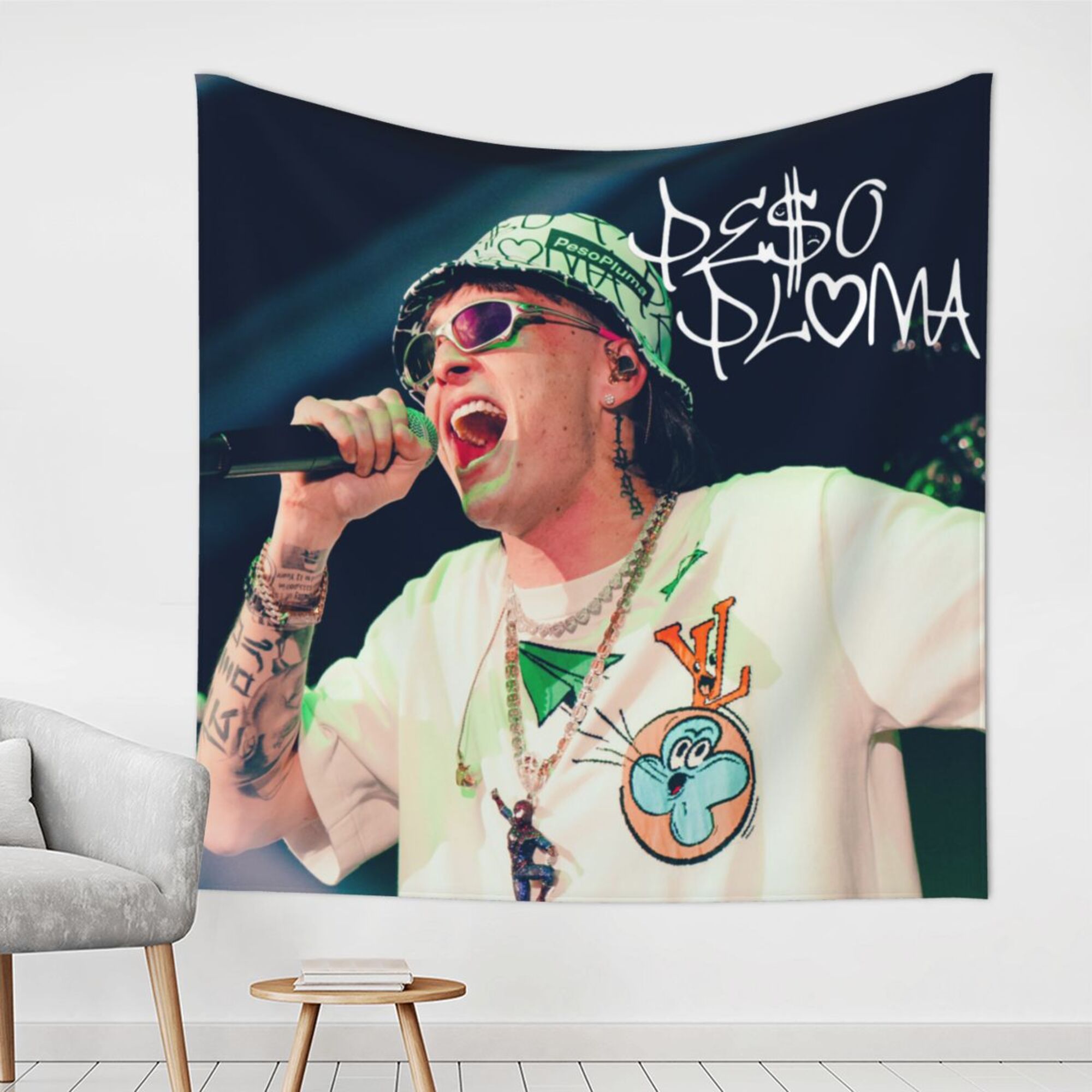 Peso Pluma Tapestry Banner 59*59 Inch Decor Art Tablecloth Wall Hanging ...