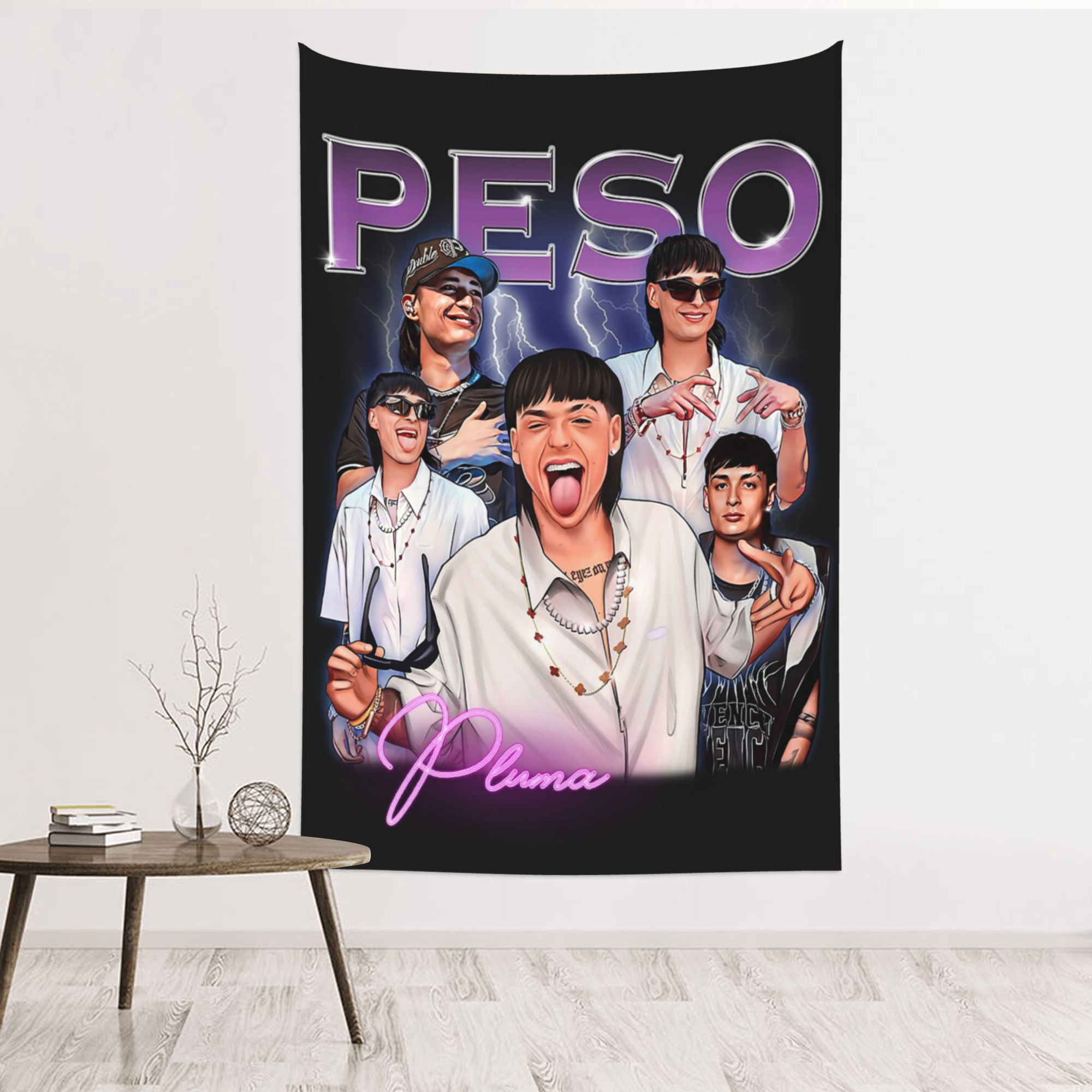 Peso Pluma Tapestry Banner 60x40in inch Decor Art Tablecloth Wall ...