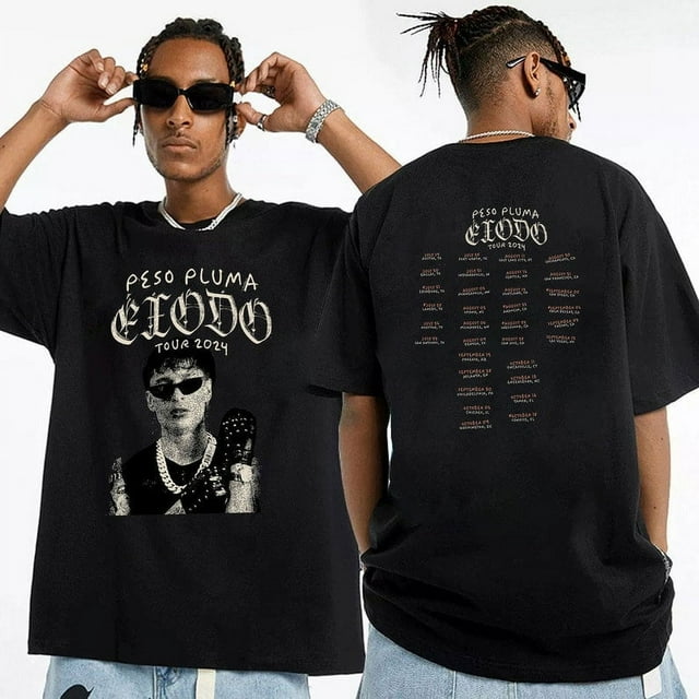 Peso Pluma The Éxodo Tour 2024 Shirt, Peso Pluma 2024 Concert Shirt ...