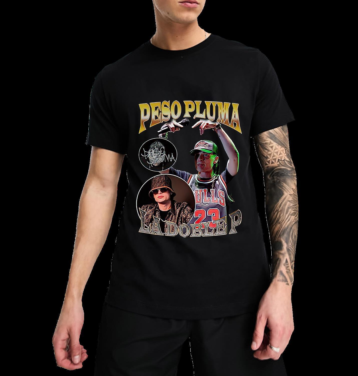Peso rapper Pluma Ladoblep Tour 2024 Official Shirts Retro 90s Unisex ...