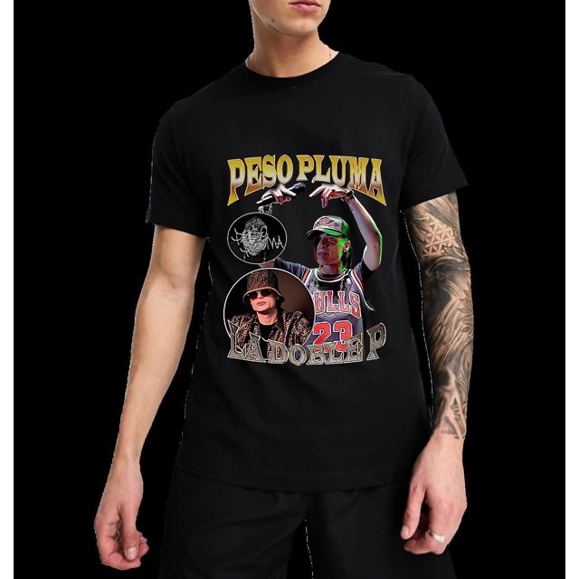 Peso rapper Pluma Ladoblep Tour 2024 Official Shirts Retro 90s Unisex ...