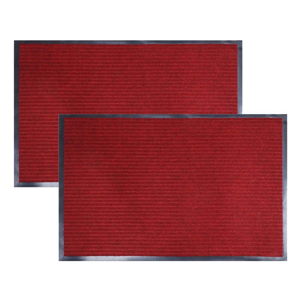 Pesonlook 2 Pcs Heavy Duty Large Outdoor Indoor Entrance Doormat ...