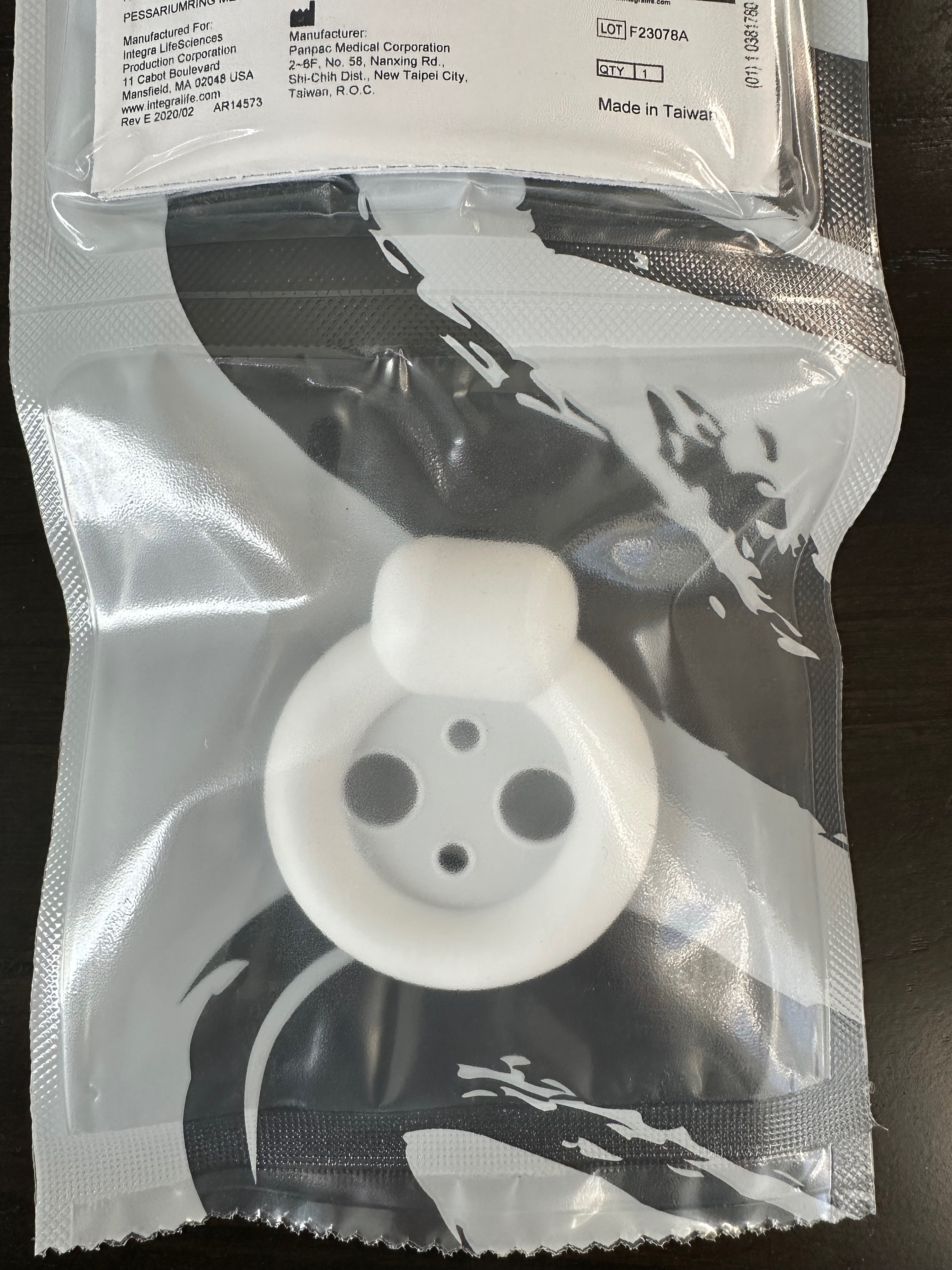 Pessary Integra Miltex Ring with Knob Size 2 | 30-RKS2 - Walmart.com