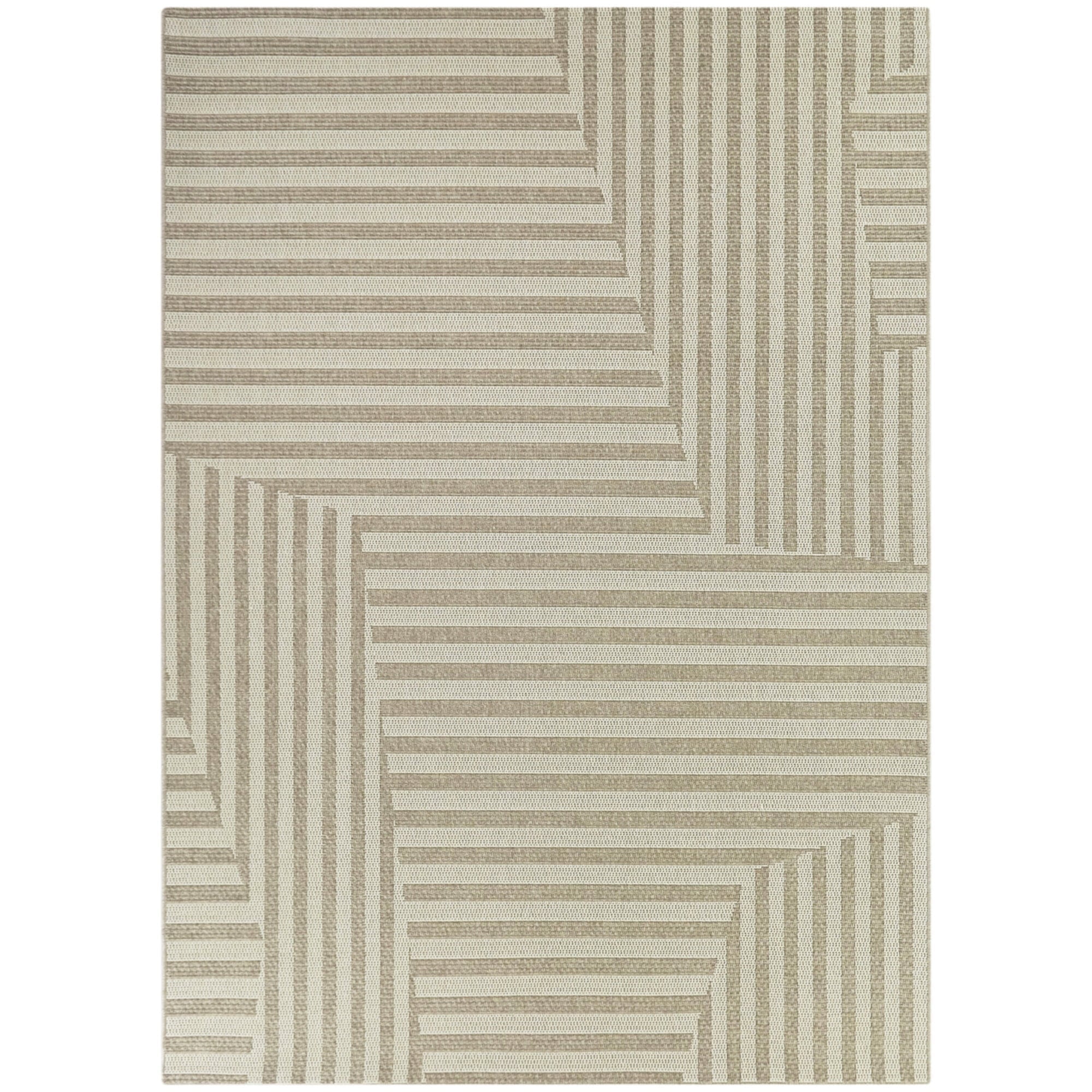 Pessoa Modern Striped Area Rug - Walmart.com