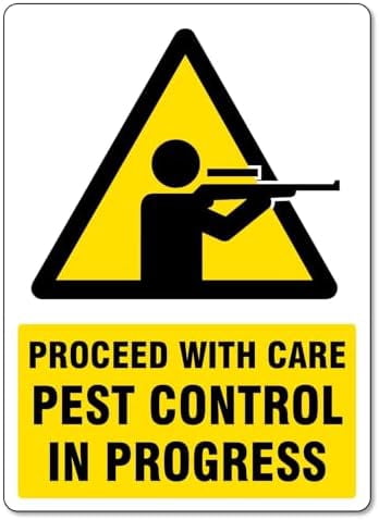 Pest Control In Progress Sign Private Property Signs Hunting and ...