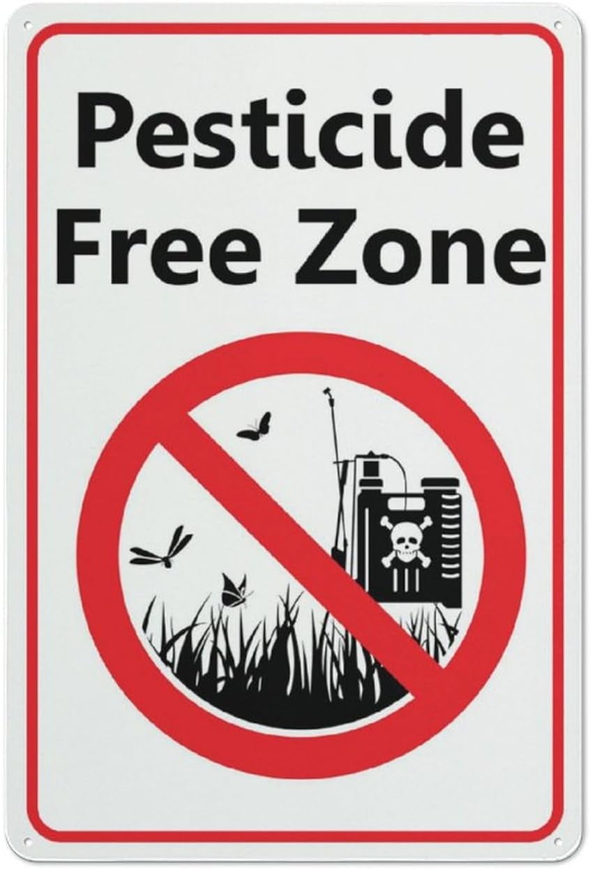Pesticide Free Zone Sign Signs Outdoor, Uv Printed Aluminum 12 X 8 In ...