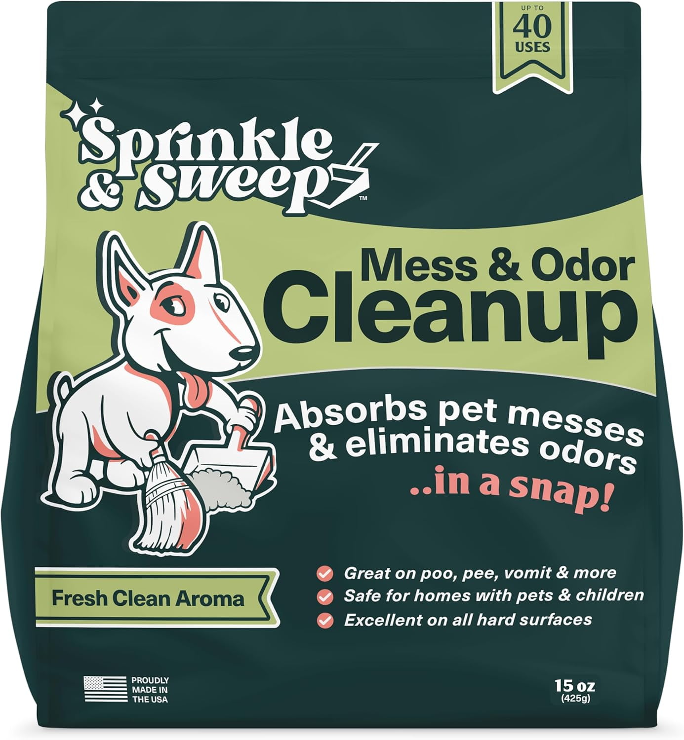 Pet Accident Cleanup for All Hard Surface - Non Toxic Quick Pet Mess ...