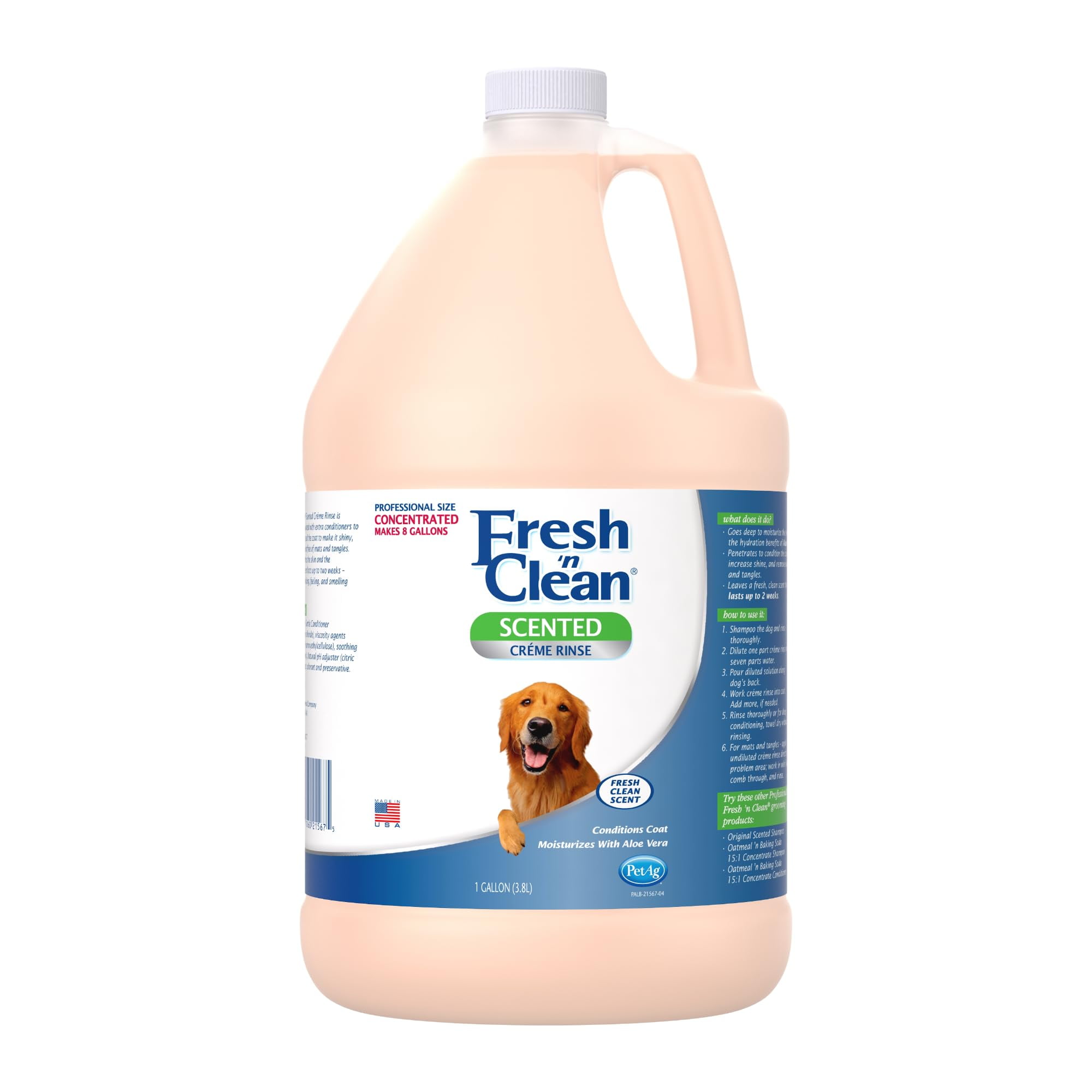Pet-Ag Fresh ’n Clean Scented Creme Rinse, Classic Fresh (7:1) - 1 ...