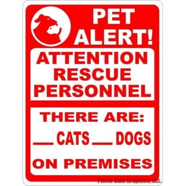 SignMission 12 x 8 in. Area Patrolled Pet Dog Gag Funny Warning Guard ...