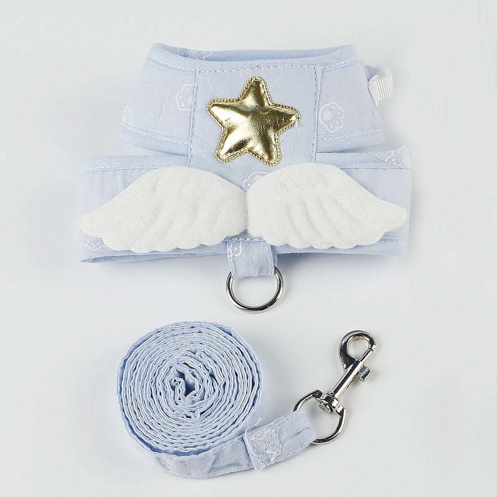 Pet Angel Wing Vest Harness with Leash Kawaii Personalized for Cat Dog ...