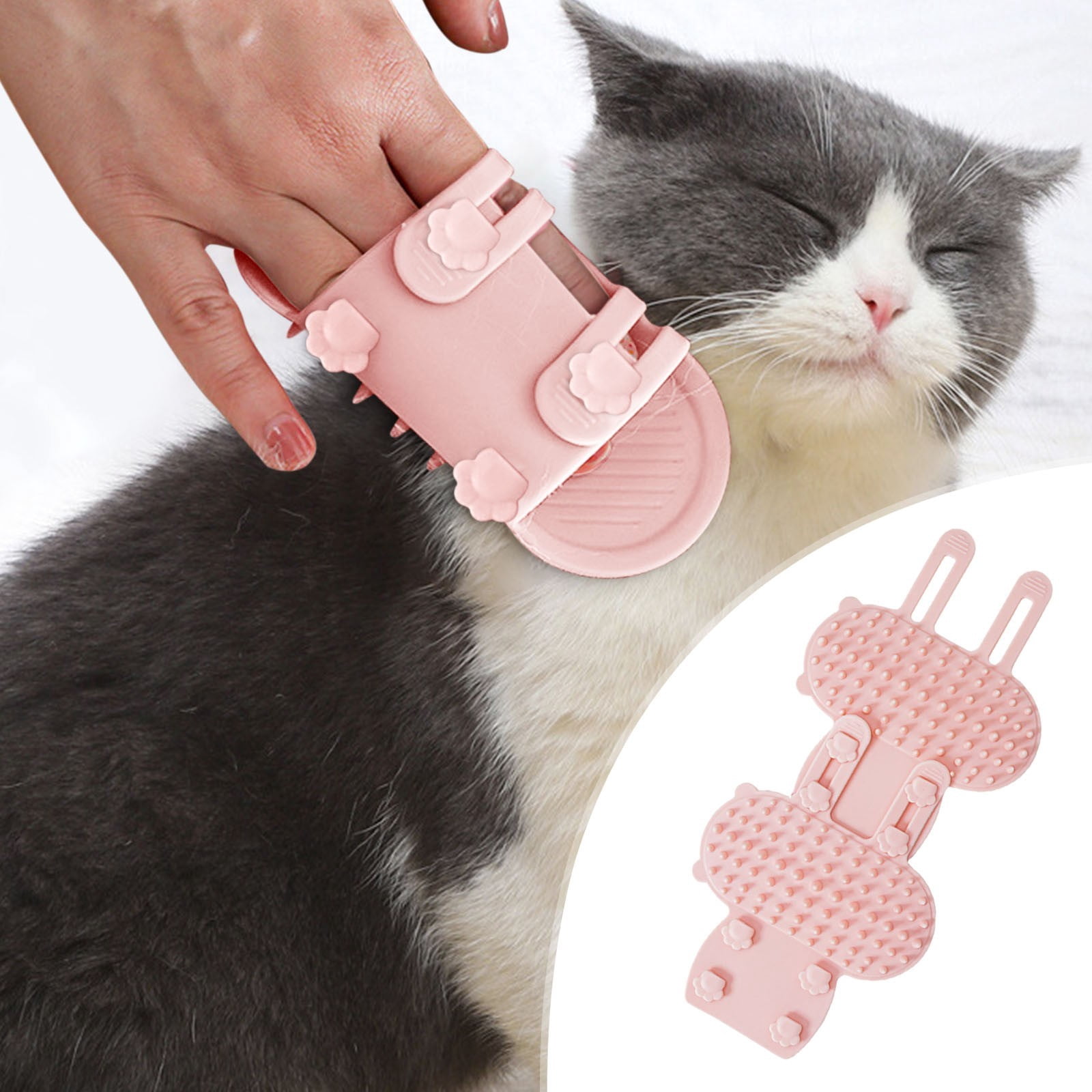 Pet Anti-Itch Brush for Dogs and Cats, Soft Massage Brush with 63 Round ...