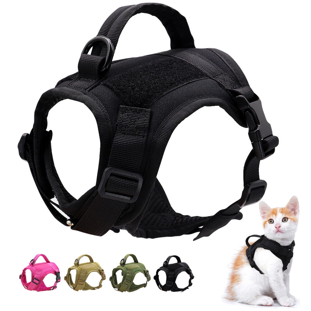 Pet Artist Adjustable Pet Cat Puppy Harness Vest No Pull with Handle ...