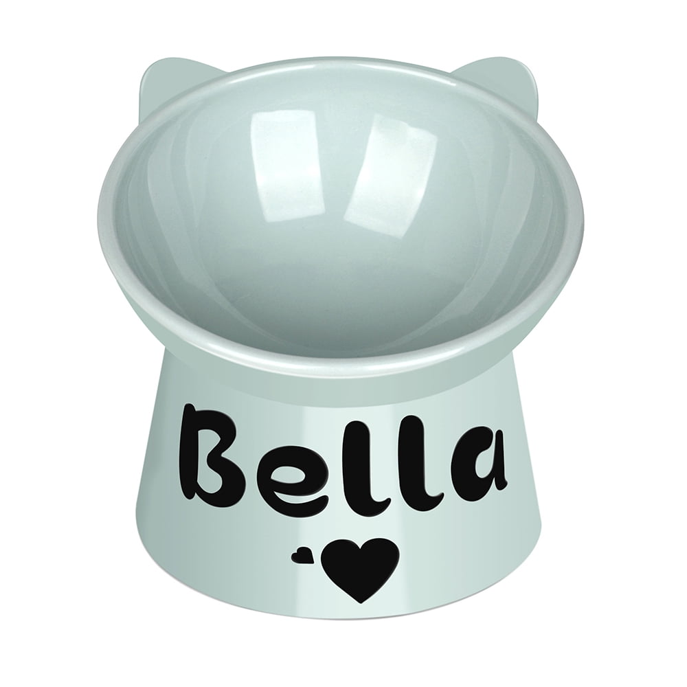 Pet Artist Personalized Cat Bowl Food Water Cat Feeding Bowls 15 ...