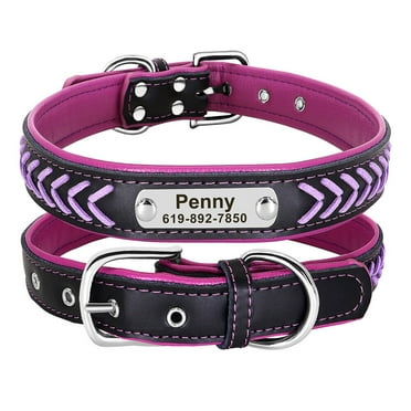 Pet Artist Spiked Studded Rivets PU Leather Small Dog Puppy Collars ...