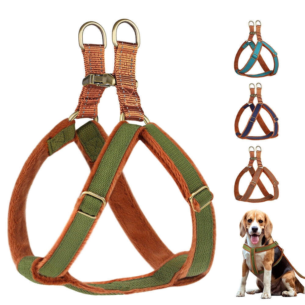 Pet Artist Step In Dog Harness Soft Webbing Plush Padded Pet Chest ...