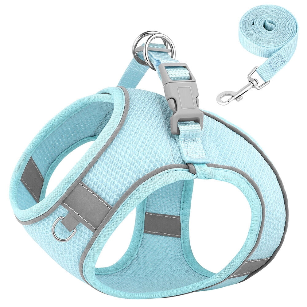 Pet Artist Step In Dog Harness and Leash Set Reflective No-pull Cat ...