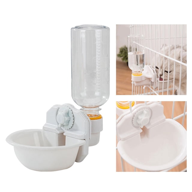 Pet Automatic Drinking Bowls,500ml Hanging Water Bowls Dispenser for ...