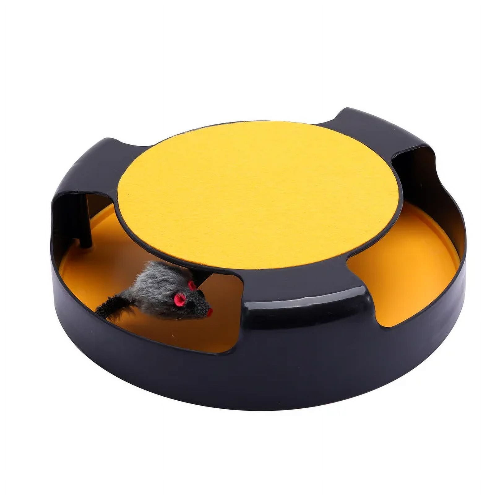 Pet Automatic Toy Tease Cats Interactive Mouse Running Along The Track ...