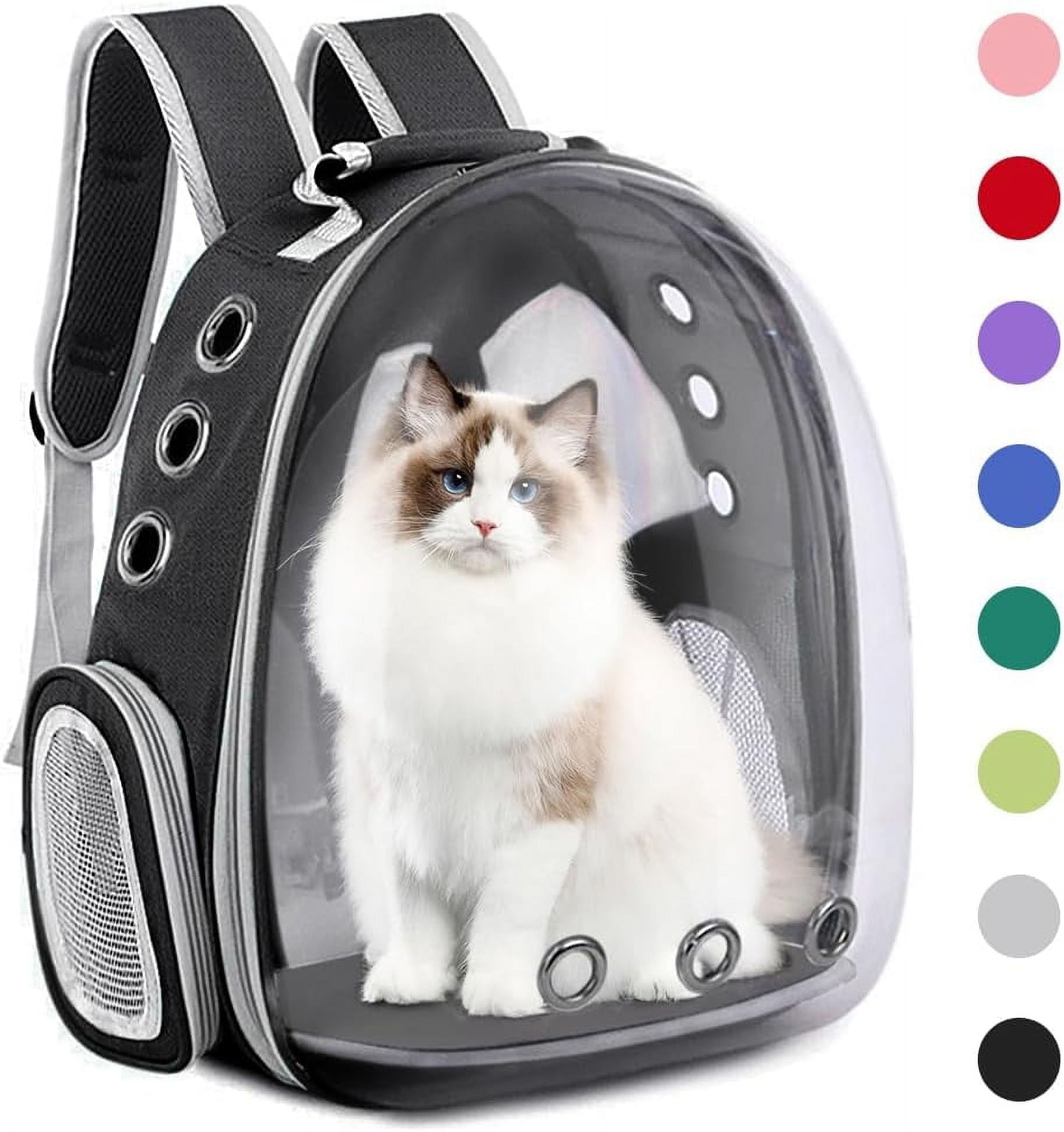 Pet Backpack Carrier,Bubble Backpack Cat Carrier,Pets and Small Dogs ...