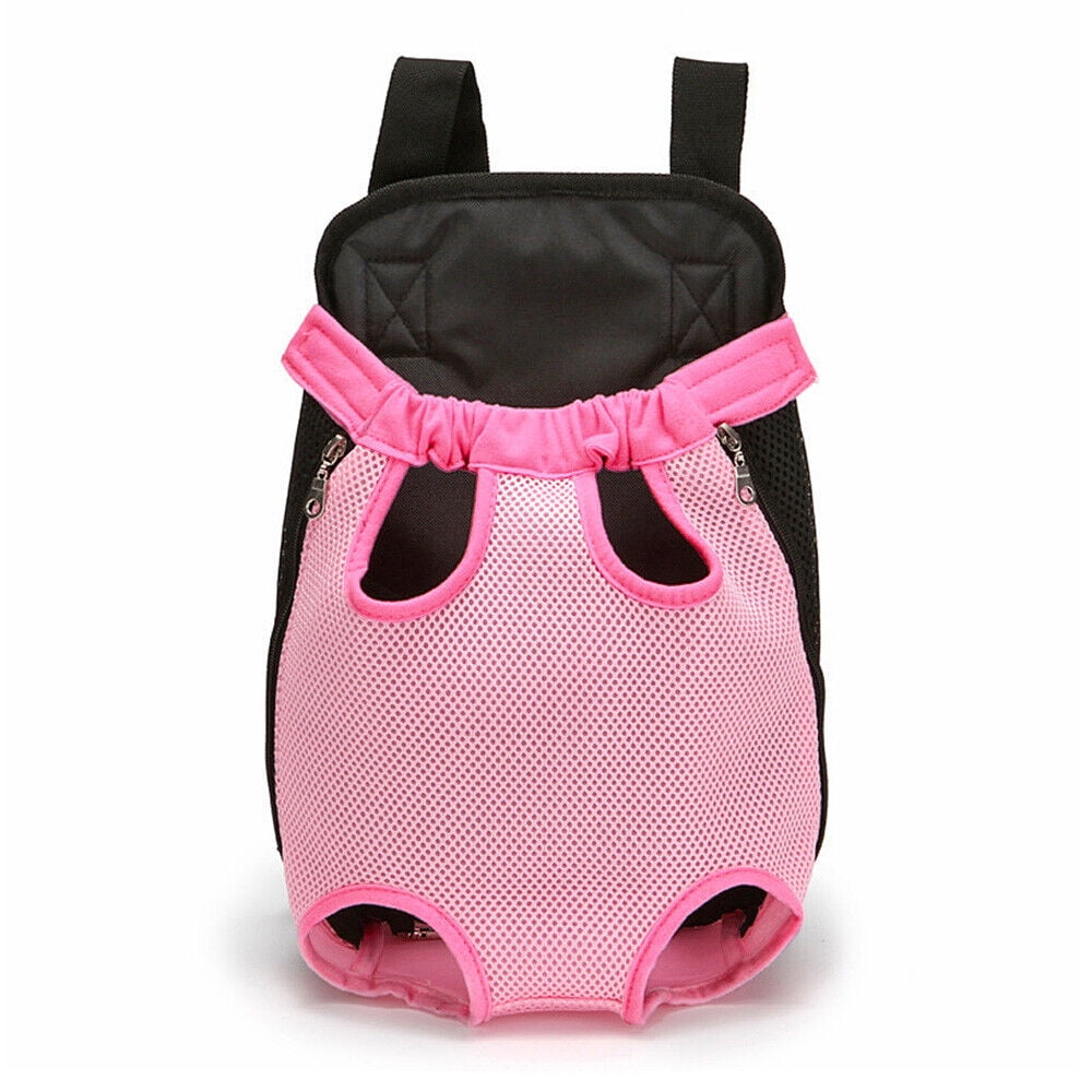 Pet Backpack Carrier Dog Cat Mesh Front Travel Bag Legs Out Tote ...