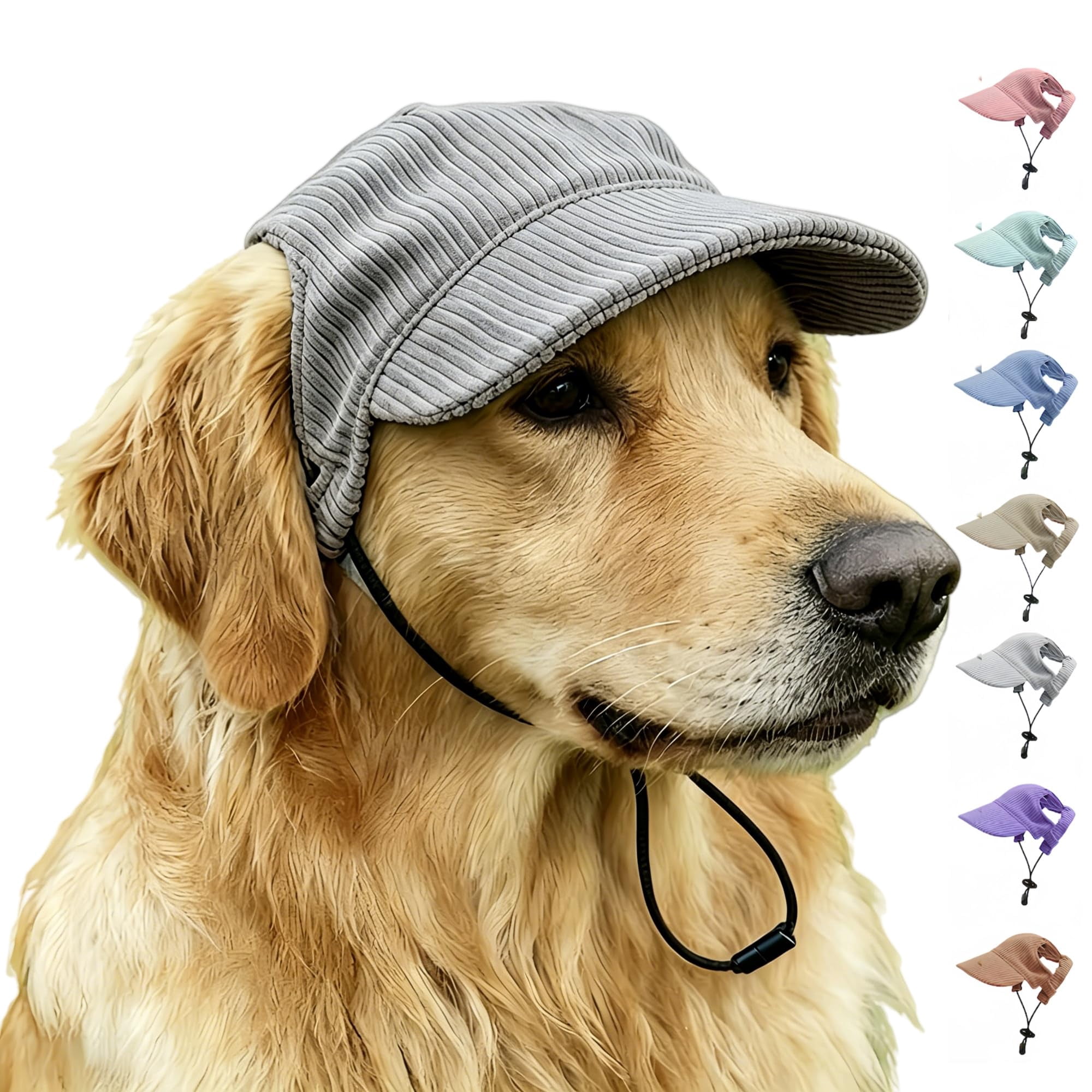 Pet Baseball Cap with Ear Holes, Dog Baseball Hat,Cat Baseball Hats ...